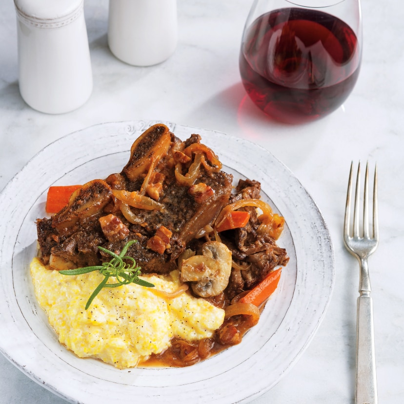 Italian-style braised beef short ribs recipe | Harveys Supermarkets